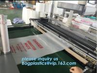 China Heavy Duty Custom LDPE Poly plastic waste bags for construction, Disposal Polythene bags For Asbestos Removal bags pac for sale
