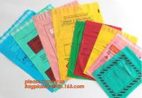 China Waterproof Autoclavable Biohazard Bags Document Pouch Industrial Waste Biodegradable for sale