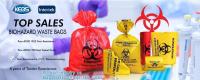 China Lab, Hospital, Healthcare, Safety, Infectious, Medical Waste Disposal Warning Label Sterilization Indicate for sale