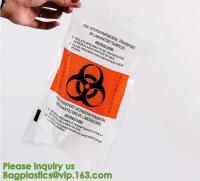 China Bio Hazard Tote Bags,Stick-on Red Bio Hazard Waste Bags 6