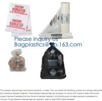 China Large Size Good Quality Biohazard PE Disposable Waste Bag Thick Plastic Asbestos Bag,Jumbo Plastic Industrial Garbage Pa for sale