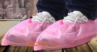 China Disposable elastic pe/cpe non-woven shoes cover,Disposable waterproof CPE+PP non-woven shoe cover,Disposable nonwoven sh for sale