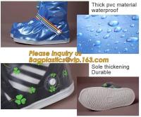 China PVC VAMP, PVC SOLE, PVC SHOES, PVC BOOTS,WATERPROOF RAIN BOOT COVER,reusable shoe rain cover ,waterproof safety rain boo for sale