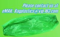 China Polyethylene Disposable Sleeve Cover with Elastic Ends 18" Length White,PE Plastic Sleeve Cover bagplastics bagease for sale
