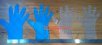 China Poly Gloves, Embossed, Premium Cast Polyethylene (CPE), Powder Free, Medium, Clear Food Prep Glove, Safety protection for sale