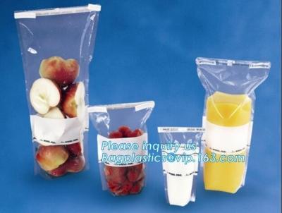 China Fisherbrand™ Sterile Polyethylene Sampling Bags Capacity: 120mL, Bags with Flat-Wire Closures, Sample Collection and Tra for sale