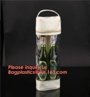 China Eco friendly LONG HANDLE RECYCLABLE PVC WINE BAG, CARRIER BAG,HANDY BAG,GIFT WINE BAG,PROMOTION, PROMOTIONAL PRODUCTS PA for sale