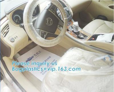 China Dustproof protective disposable non woven 16 inch covers 14 inch steering wheel cover, Print Logo Non Woven Car Steering for sale