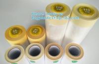 China self adhesive auto painting pre-taped masking film auto paint shelding function taped masking film, mold plastic auto for sale