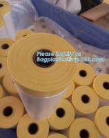 China Disposable Plastic Car Seat Covers Self Static Cling Masking Film PE Protection Film With Tape for sale