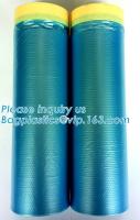China PE Taped Drop Masking Film For Car Painting Protective Plastic Film for sale