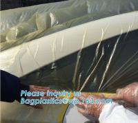 China High quality transparent hdpe protective plastic auto paint film, Paintable Masking film for car mask,moverspray auto pa for sale