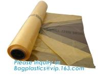 China plastic auto paint masking film supplier 5*150m, plastic pe protective cushion material paint protection film, auto pol for sale