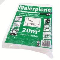 China Dust Sheet Plastic Car Seat Covers Painter Drop Dust Sheet Transparent for sale