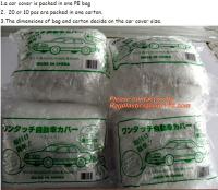 China PE car cover, plastic car cover, HDPE plastic overspray protective car cover, Decorative Film for sale