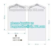 China fashion disposable clear ldpe poly laundry suit garment packaging dry cleaning cover plastic bag for clothes on roll for sale