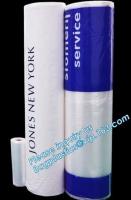 China Disposable Thin Garment Protection Dry Cleaning Bags 100cm long,reusable dry cleaning cheer satin washable garment stora for sale