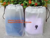 China Cotton String Biodegradable Laundry Bags Custom Drawstring  Logo Printed for sale