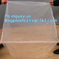 China Square Bottom 4mil Clear Pallet Cover, square bottom bag on roll pallet cover bag, Polyester Pallet Cover Bags, Pallet T for sale