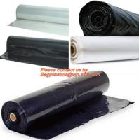 China Carpet protectivDustless Warehouse PE Protection Films for Dust Control,Plastic sheet builders film black color 2mx100m, for sale