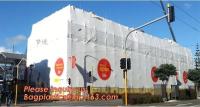 China biodegradable shrink wrap 200 mic construction industrialJumbo construction industrial uv shrink wrap for yacht covering for sale