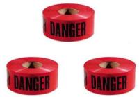 China Caution Warning Tape , Static Sensitive Area Caution Tape PE Warning Caution for sale
