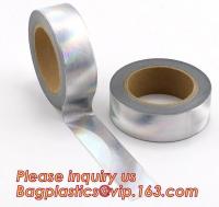 China Foil Washi Tape Holographic Gold Laser Decorative Reflective Customized for sale