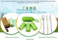 China Biodegradable Compostable Scented High Quality HDPE Plastic Baby Nappy Sacks Baby Diaper Bags with Tie Handles, bagease for sale