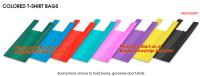 China Cheap vest carrier poly plastic bag, t-shirt bag made in China print 7 colors 2 sides for sale