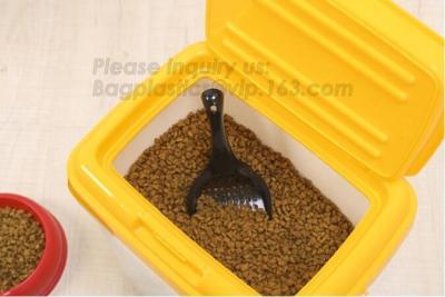 China Pet Foods Storage Containers Bowls with Spoons Cat's Dog's Kitty's Puppy's Feeders Accessories Canisters Set, bagease for sale