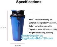 China Low Price Guaranteed Quality Portable Feeding Dog Travel Water Bottle,Dog Dispenser,Puppy Bottle, bagplastics, bagease for sale