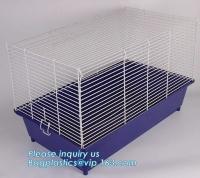 China Manufacturer wholesale stainless steel metal large small foldable carriers cheap pet dog cage, Large Steel Dog Cage For for sale