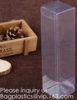 China Alternatives to gift box plastic pet box Special creasing PET box Clear window box clear pet box,PET box in round shape for sale