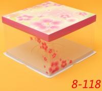China Disposable Clear/transparent Sandwich/cake Plastic Food Container/box/packaging,cheap cake boxes with clear window,custo for sale