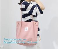 China customized cotton canvas tote bag cotton bag promotion recycle organic cotton tote bags wholesale,Handle Canvas Bag Tote for sale