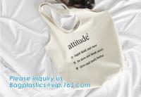 China customized cotton canvas tote bag cotton bag promotion recycle organic cotton tote bags wholesale,Handle Canvas Bag Tote for sale