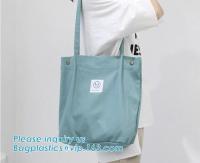 China customized cotton canvas tote bag cotton bag promotion recycle organic cotton tote bags wholesale,Handle Canvas Bag Tote for sale