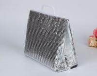China handle carrier,Thermal Insulation Food aluminum foil lunch bag for Japanese market,lunch thermal cooler insulation bag f for sale