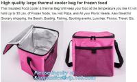 China waterproof oxford insulated cooling Lunch Bags Thermal Bags Insulation Cooler bag Box,custom cartoon tote canvas lunch b for sale