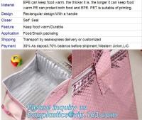 China Reusable aluminium Portable Oxford Cloth Insulation lunch bag Quality Thermal cooler Disposable Office Lunch Bag PACK for sale