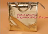 China Customized Waterproof Insulation Materials Thermal Cooler Bag for Lunch Bags,Cheap non woven supermarket thermal insulat for sale