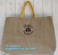 China Reusable Jute Shopping Bag With Logo Wholesale,Wholesale tote plain shopping jute bag,eco friendly small standard size f for sale