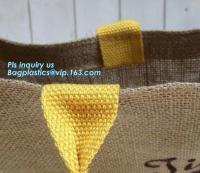 China Reusable Jute Shopping Bag With Logo Wholesale,Wholesale tote plain shopping jute bag,eco friendly small standard size f for sale