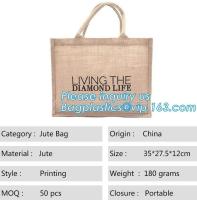 China eco friendly Cheap Promotion jute Cloth Tote Bag Wholesale,plain tote bag jute with logo printing,plain eco jute bags for sale