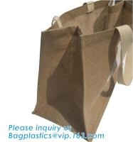 China Reusable Natural Eco Personalised Hessian Jute Shopping Bags,Eco Shopping Wine Tote Clutch Supplier Small Gift Beach Pri for sale