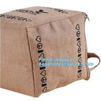 China Multifunctional jute bag with low price,Natural Burlap Tote Bags Reusable Jute Bags with Full Gusset,shoulder strap plai for sale