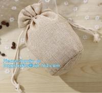 China Custom cheap wedding favor gift packaging drawstring burlap jute pouch bag,drawstring jute bag burlap shopping bag new s for sale