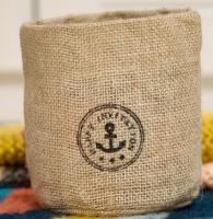 China Amazon Hot Sales Fashion Household Foldable Eco Friendly Durable Jute Storage Organizer Basket,large capacity Cotton Lin for sale
