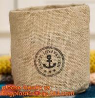 China Amazon Hot Sales Fashion Household Foldable Eco Friendly Durable Jute Storage Organizer Basket,large capacity Cotton Lin for sale