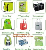 China Wholesale price promotional customized recycled plain tote shopping non woven bag, Garment bag Drawstring bag PP Woven B for sale